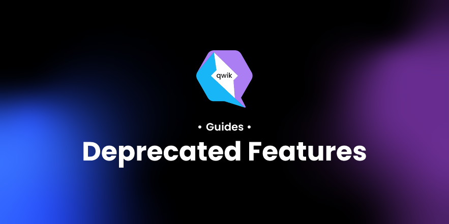 Deprecated Features Guides рџ љ Qwik Documentation